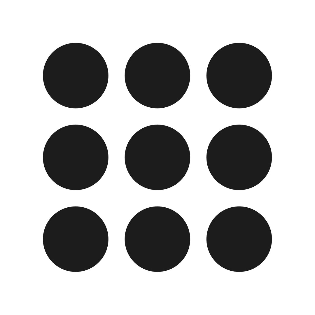 9 Dot Spot Circle Vinyl Decal Car Laptop Round Sticker Set of 9 - Etsy