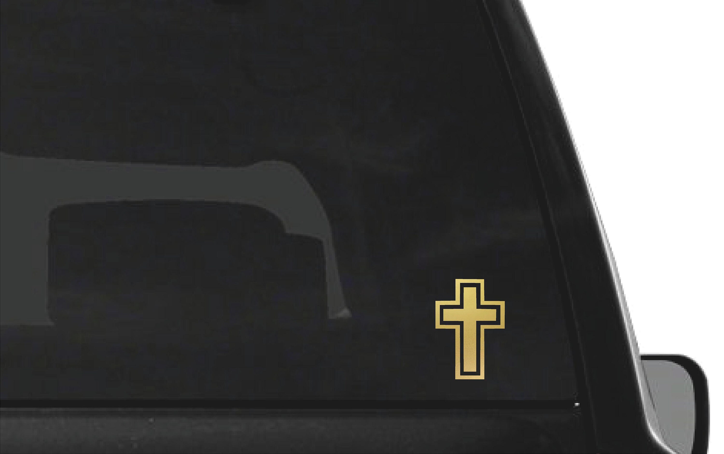 Christian Cross Vinyl Decal Sticker - Etsy