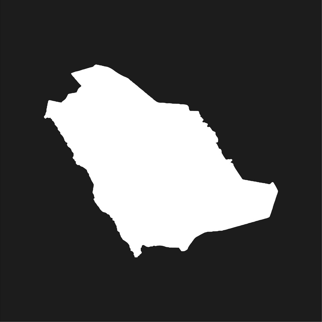 Saudi Arabia Country Outline Vinyl Decal KSA Sticker - Etsy