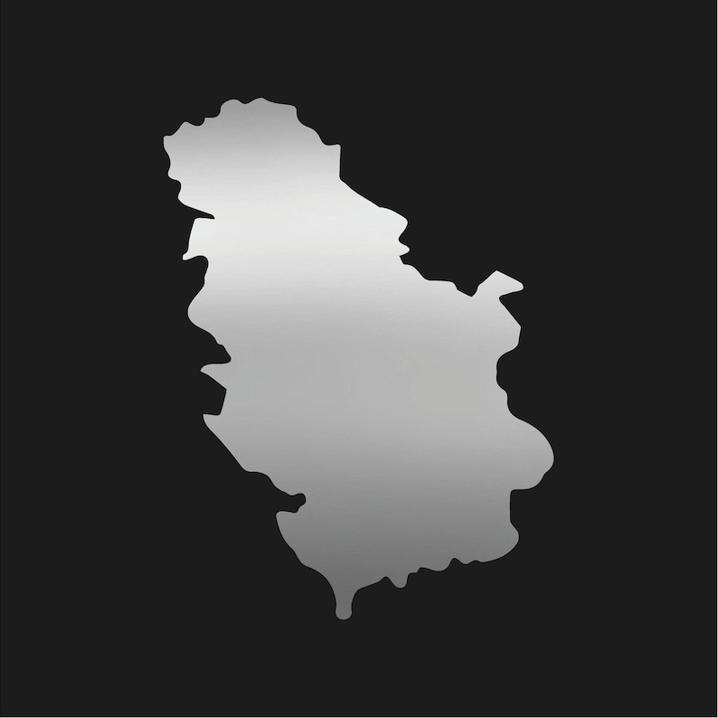 Serbia Country Outline Vinyl Decal Laptop Car Window Border Sticker - Etsy