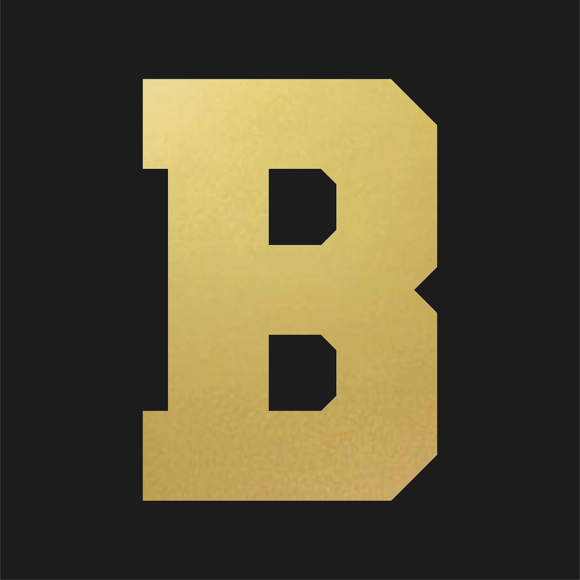 Letter B Varsity Font Vinyl Decal Bold Sports Team Font Sticker - Etsy