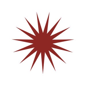 15 Point Star Shape Vinyl Decal Star Symbol Sticker - Etsy