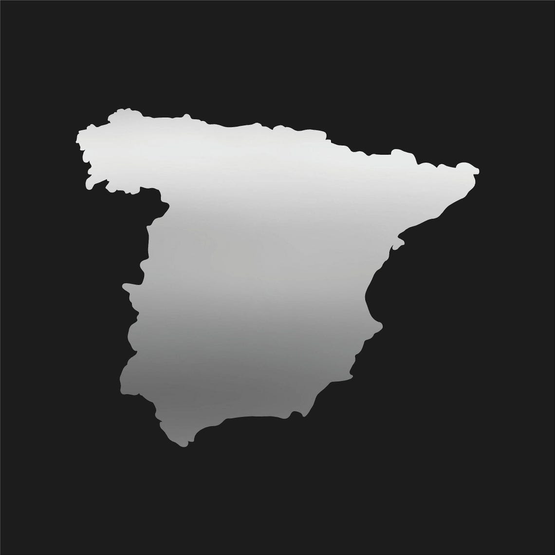 Spain Country Outline Vinyl Decal Car Window Laptop ESP Sticker - Etsy