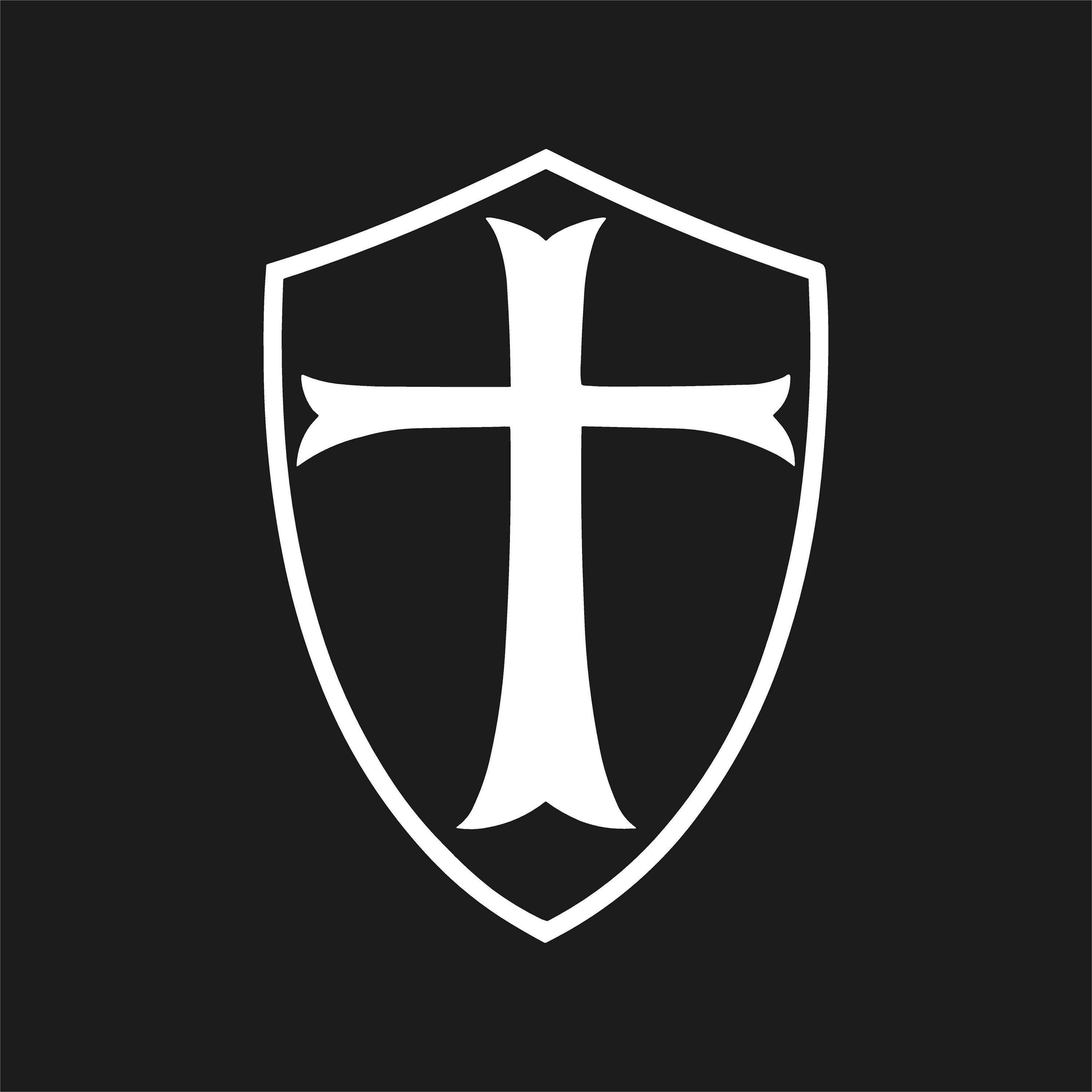 Templar Shield Vinyl Sticker Decal Freemason Knights Crusade - Etsy