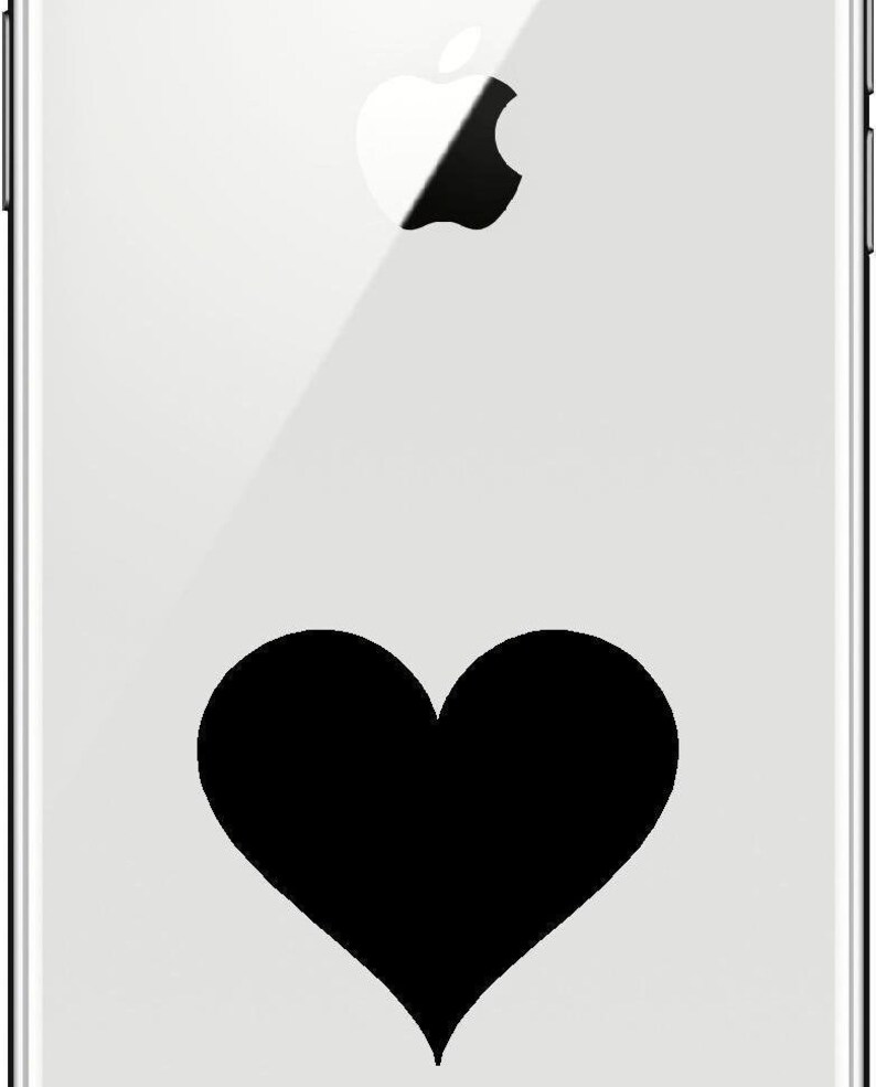 Small Heart Symbol Vinyl Decals | Etsy