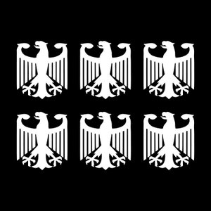 German Eagle Decal Sticker Set of 6 - Etsy