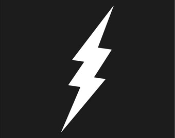 Lightning Bolt Vinyl Die Cut Decal Sticker - Shock Electric Power ...