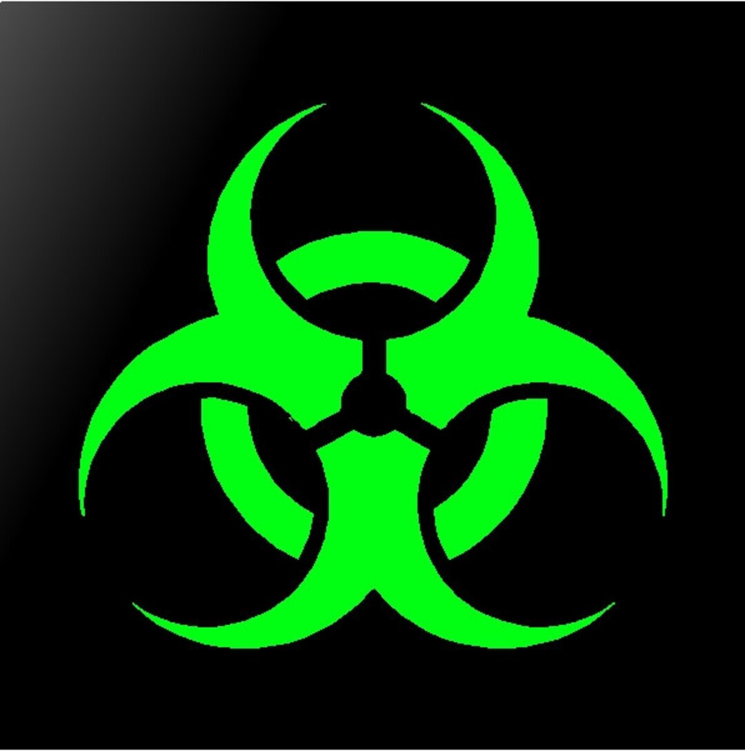 Biohazard Vinyl Decal Sticker - Etsy