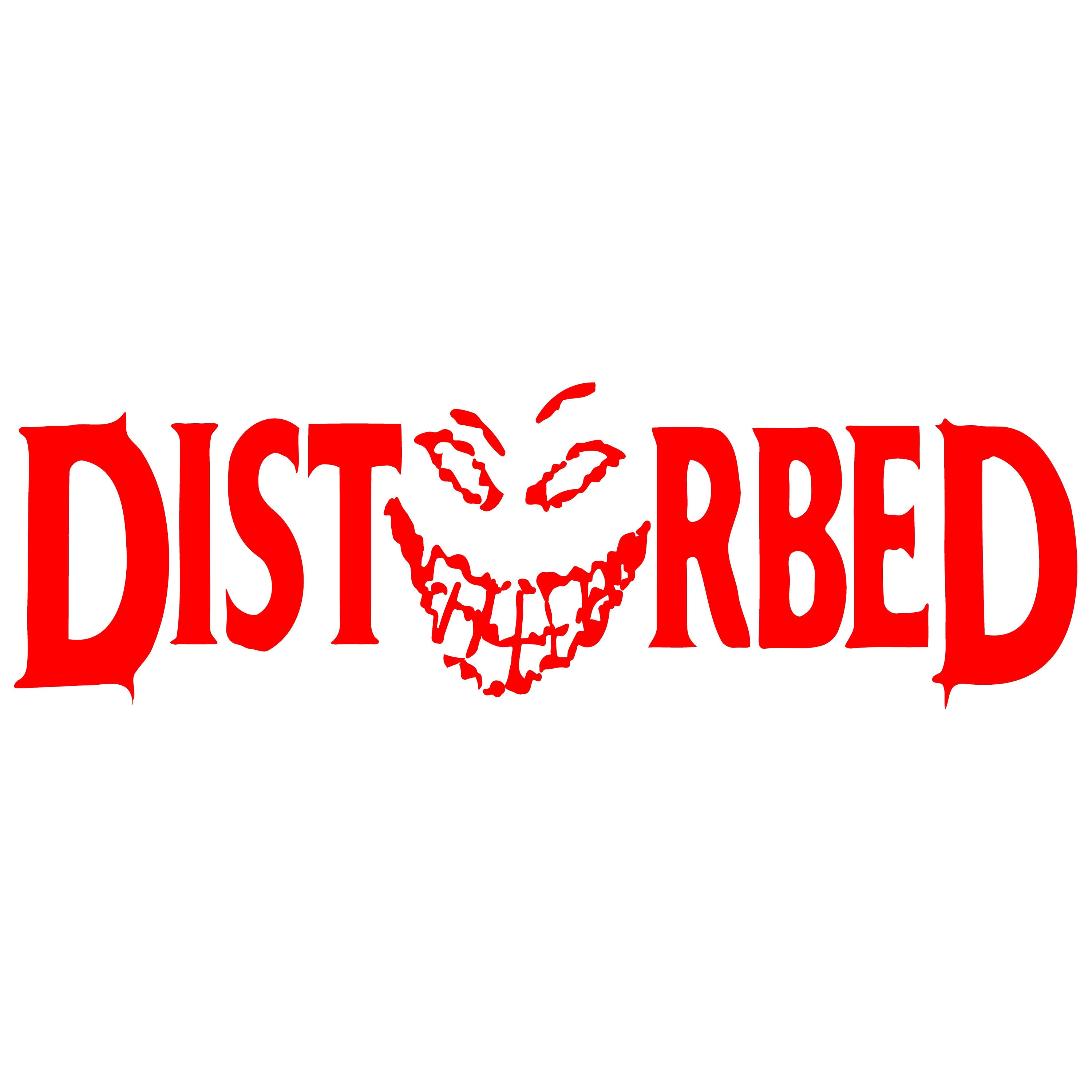 DISTURBED Vinyl Decal Metal Band Logo Sticker - Etsy