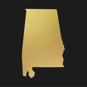 Alabama State Outline Vinyl Decal Sticker - Etsy