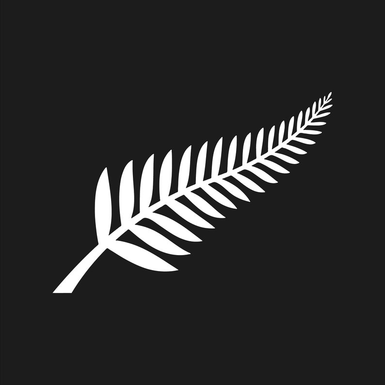 New Zealand Silver Fern Vinyl Decal Car Window Laptop Sticker - Etsy