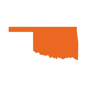 Oklahoma State Outline Vinyl Decal Sticker - Etsy