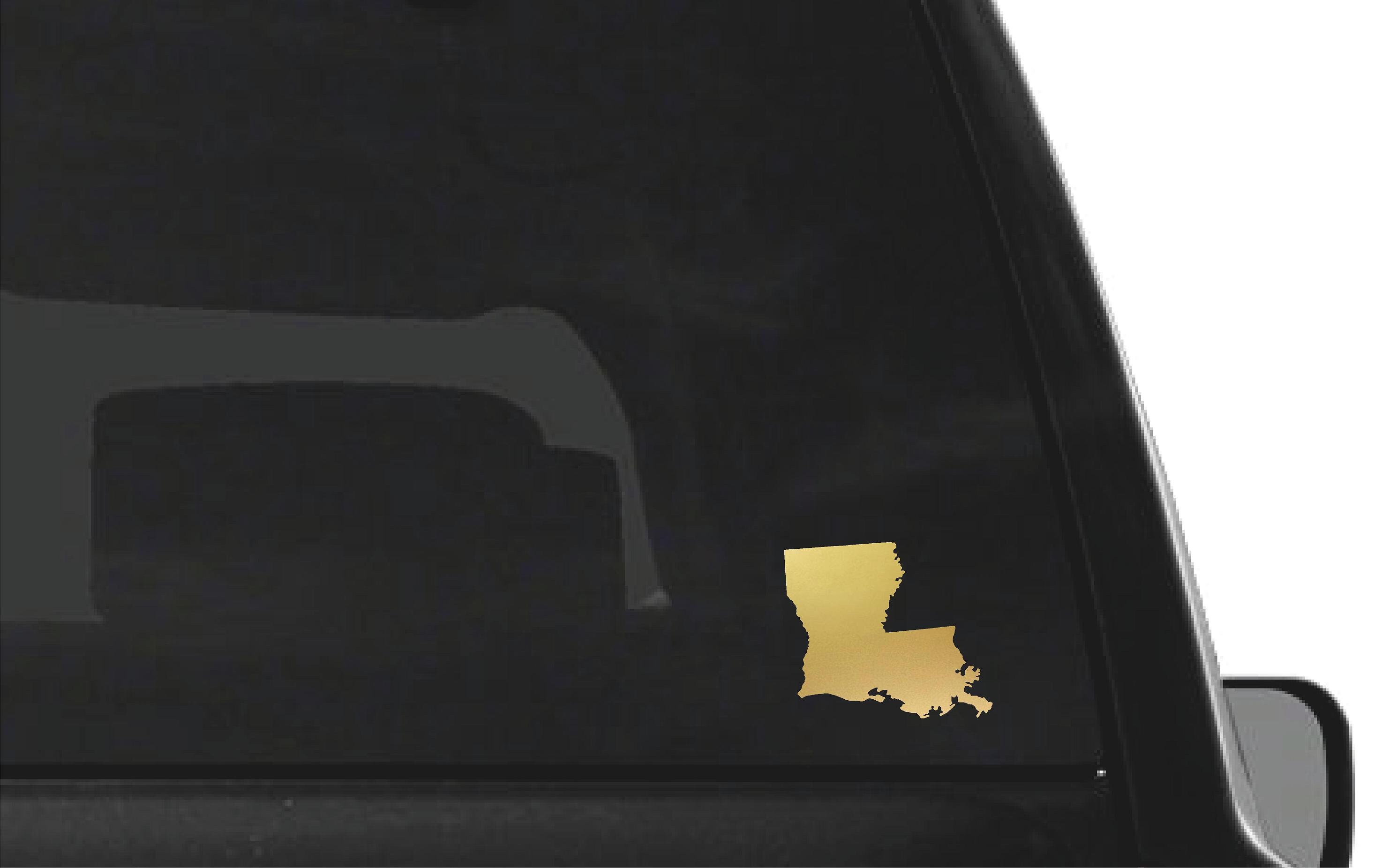 Louisiana State Outline Vinyl Decal LA Sticker - Etsy