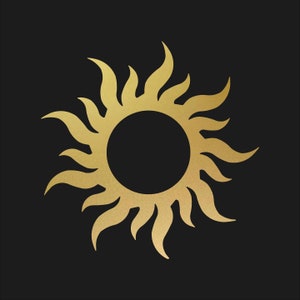 Tribal Blazing Sun Vinyl Decal Sun Symbol Sticker - Etsy