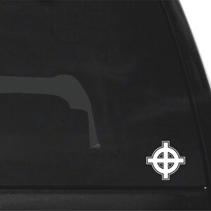 Celtic Cross Vinyl Decal Irish Cross Symbol Sticker - Etsy