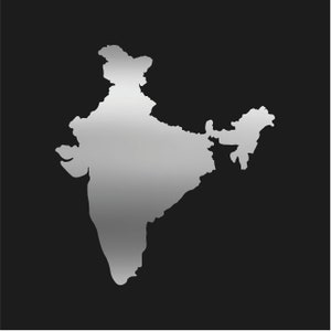 India Outline Vinyl Decal Car Window Laptop IND Sticker - Etsy
