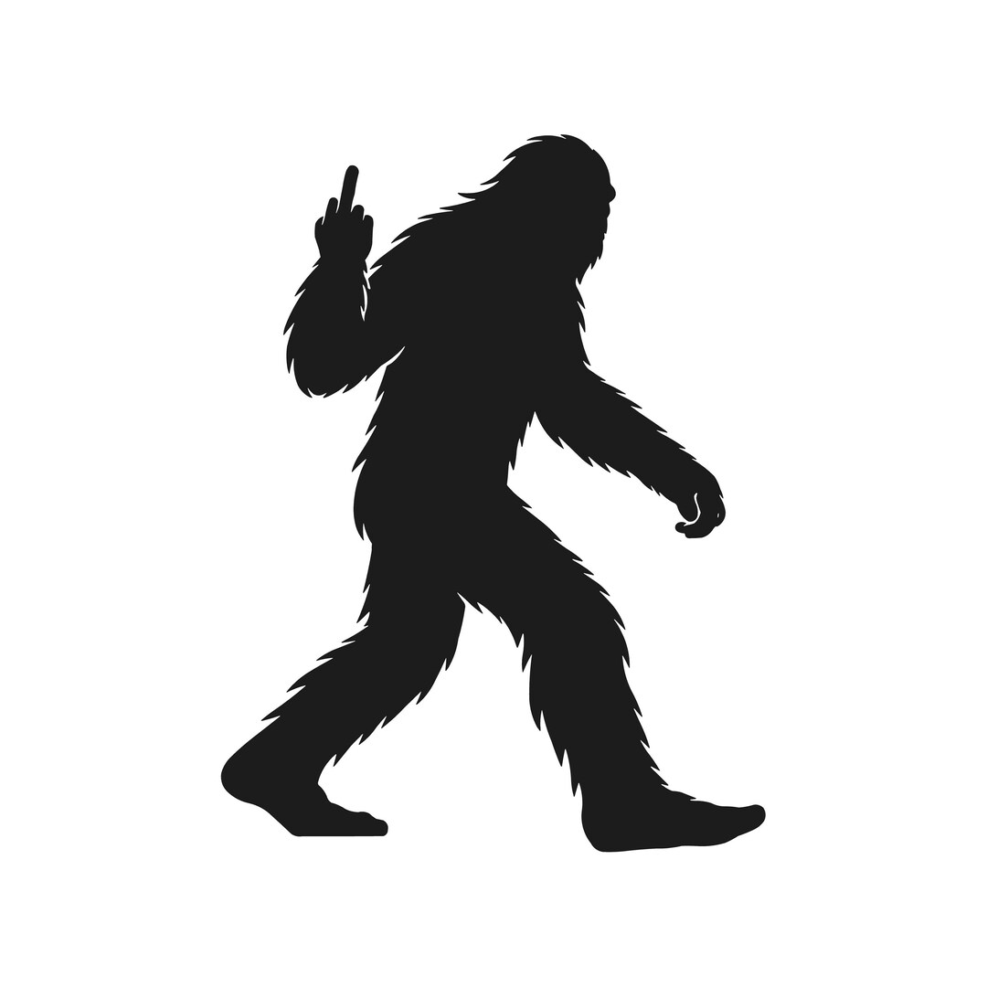 Bigfoot Middle Finger Big Foot Vinyl Decal SUV Window Flip off Yeti ...