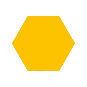 Hexagon Shape Vinyl Decal Polygon Shape Symbol Sticker - Etsy