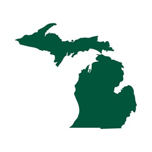 Michigan State Outline Vinyl Decal Sticker - Etsy