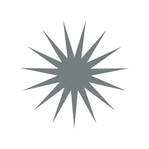 15 Point Star Shape Vinyl Decal Star Symbol Sticker - Etsy