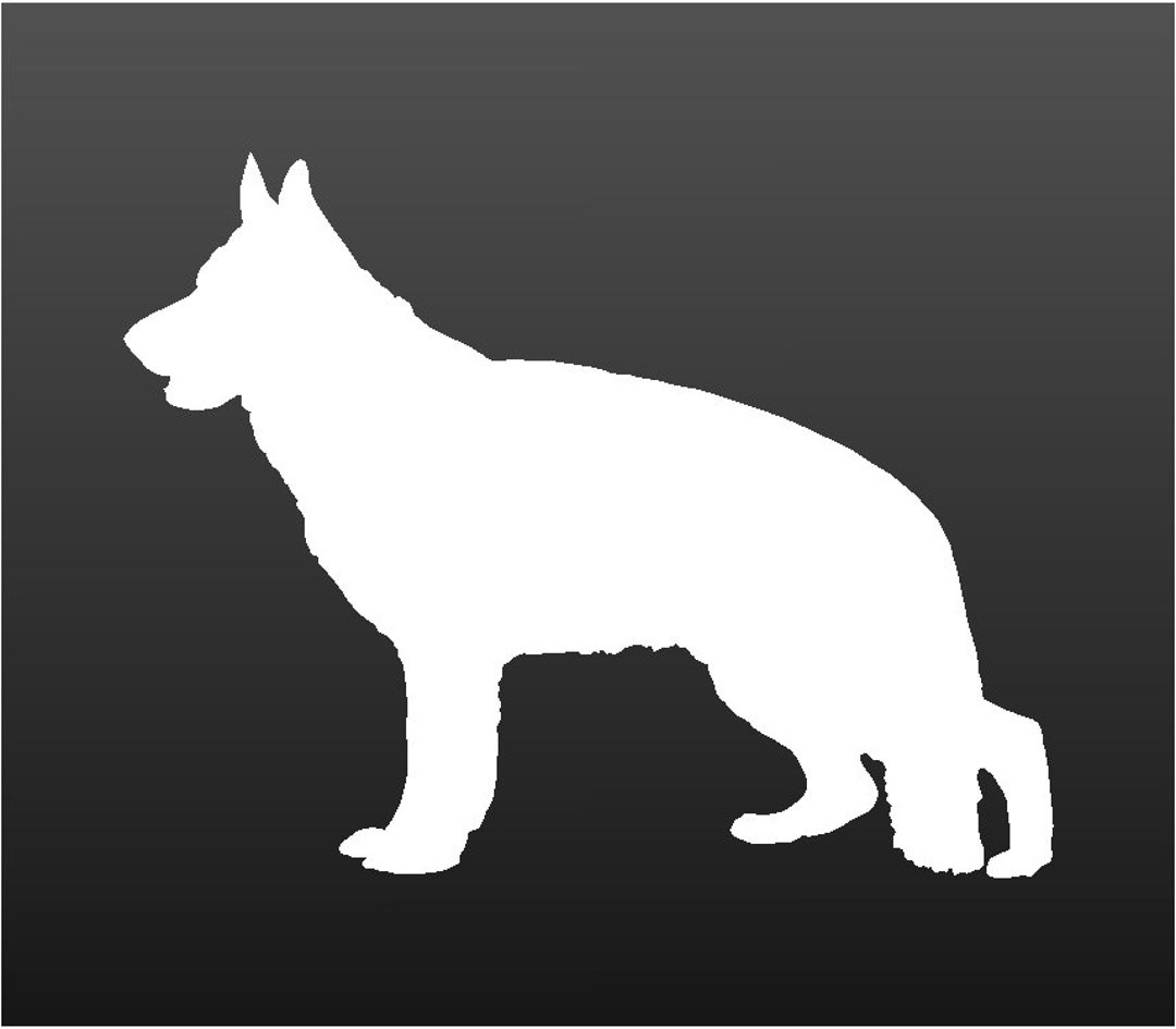 German Shepherd Vinyl Decal - Etsy