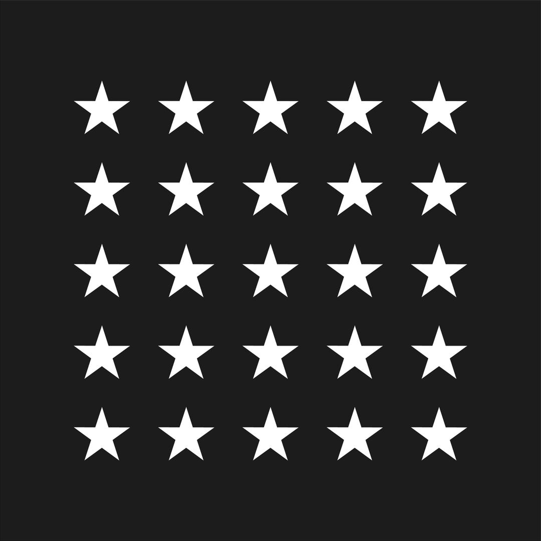 Tiny Star Symbol Vinyl Decals Set of 25 Stars Stickers Sheet - Etsy