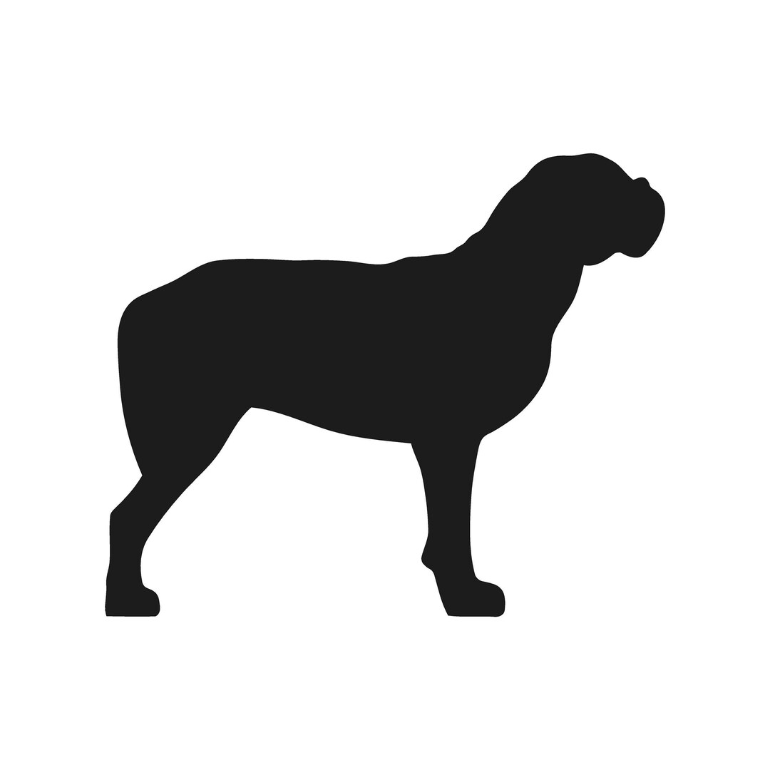 Dogue De Bordeaux Vinyl Decal Car Window Laptop Dog Silhouette Sticker ...