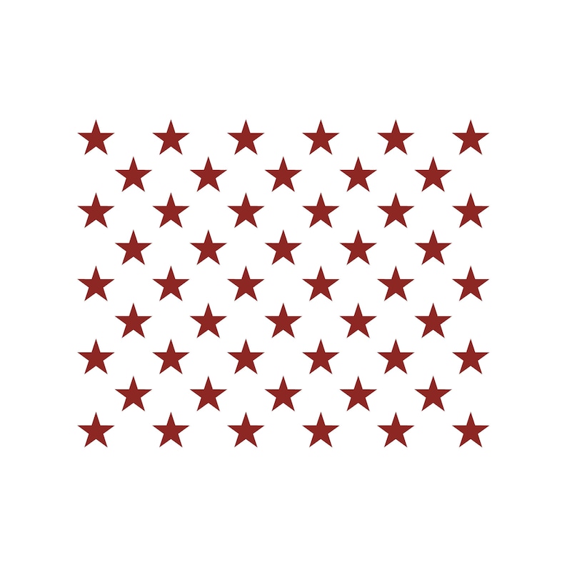 50 American Flag Stars Vinyl Decal Sticker - Etsy