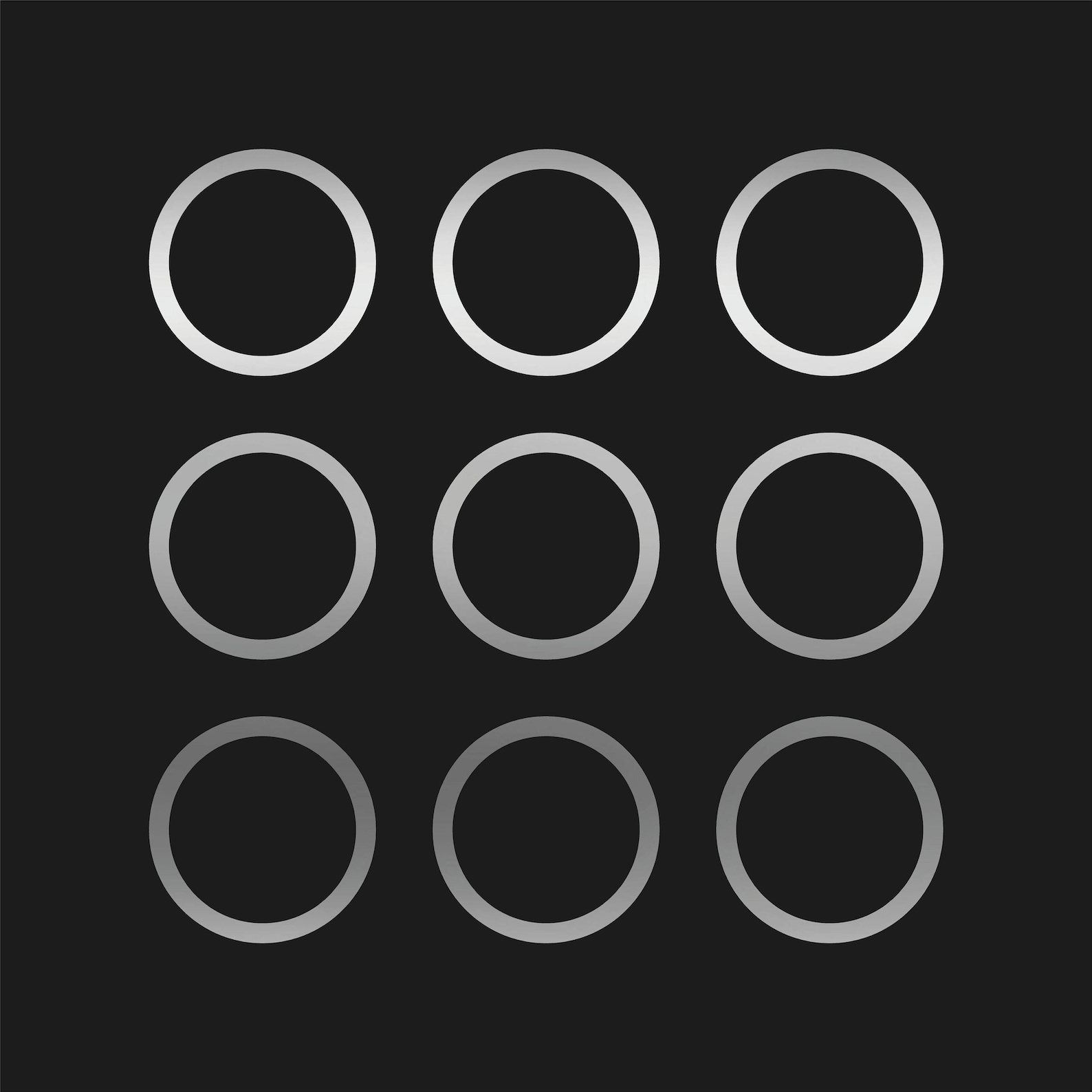 Set of 9 Dot Outline Spot Circle Vinyl Decal Circle Outline Ring Round ...