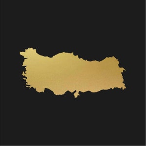 Turkey Country Outline Vinyl Decal Car Window Laptop TR Sticker - Etsy