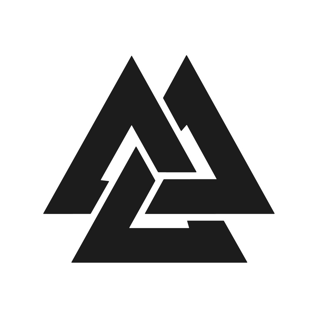 Valknut Odin Symbol Vinyl Decal Viking Nordic Triangles on Sticker - Etsy