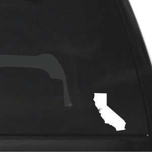 California State Outline Vinyl Decal Sticker - Etsy