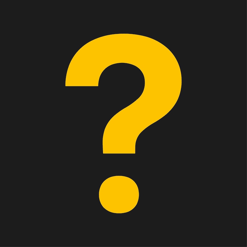 Question Mark Vinyl Decal Car Window Questionmark Sticker - Etsy
