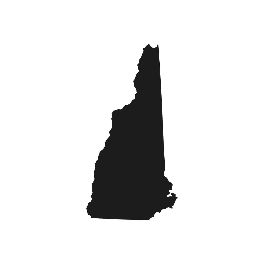 New Hampshire State Outline Vinyl Decal Car Window Laptop NH Sticker - Etsy