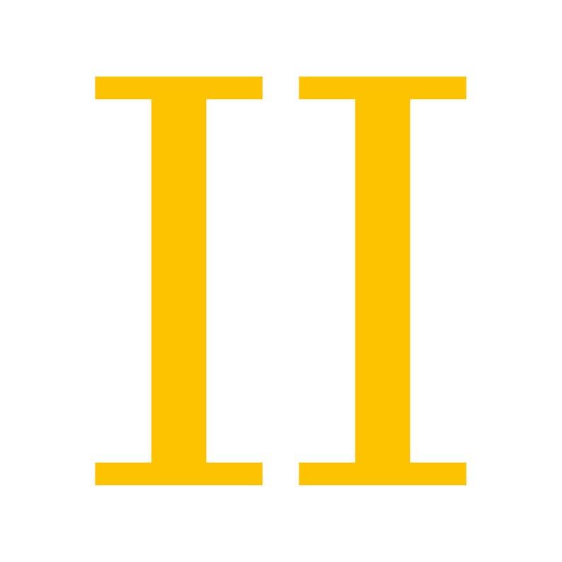 Roman Number 2 II Two Vinyl Decal Numeral Rome Font Sticker - Etsy