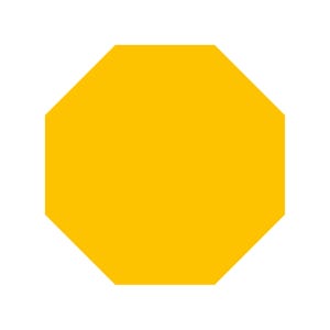 Octagon Shape Vinyl Decal Polygon Shape Symbol Sticker - Etsy