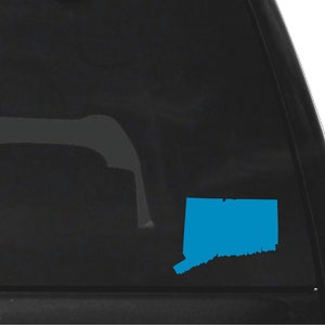 Connecticut State Outline Vinyl Decal CT Sticker - Etsy
