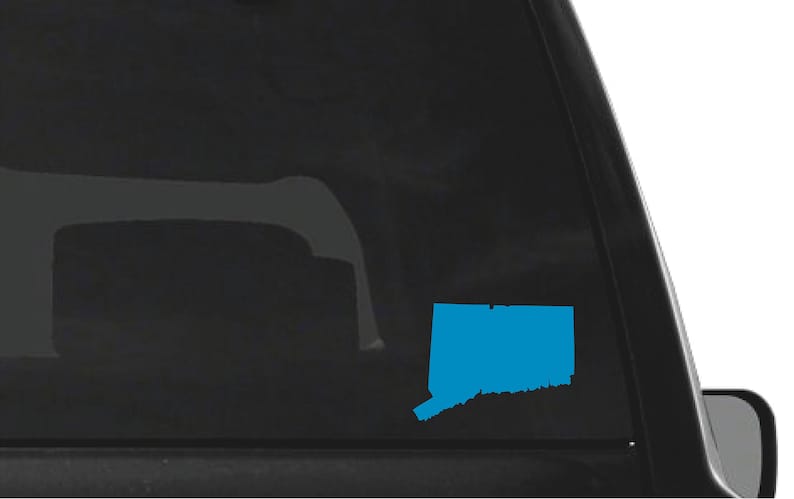 Connecticut State Outline Vinyl Decal CT Sticker - Etsy
