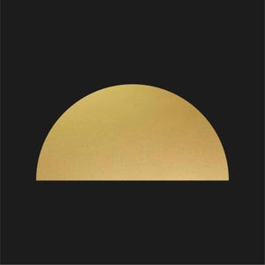 Semicircle Vinyl Decal Half Circle Car Window Laptop Sticker - Etsy