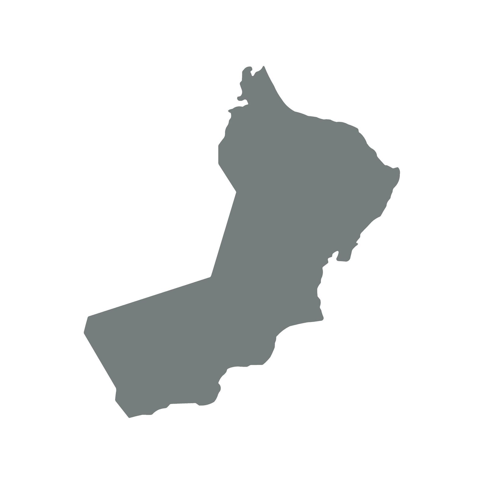 Oman Country Outline Vinyl Decal Laptop Car Window Sticker - Etsy