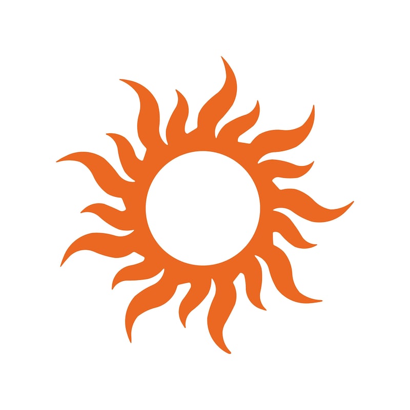 Sun Vinyl Decals Small - Etsy UK