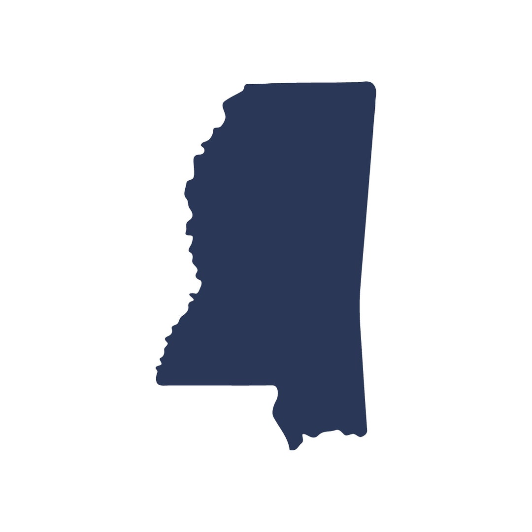 Mississippi State Outline Vinyl Decal Sticker - Etsy