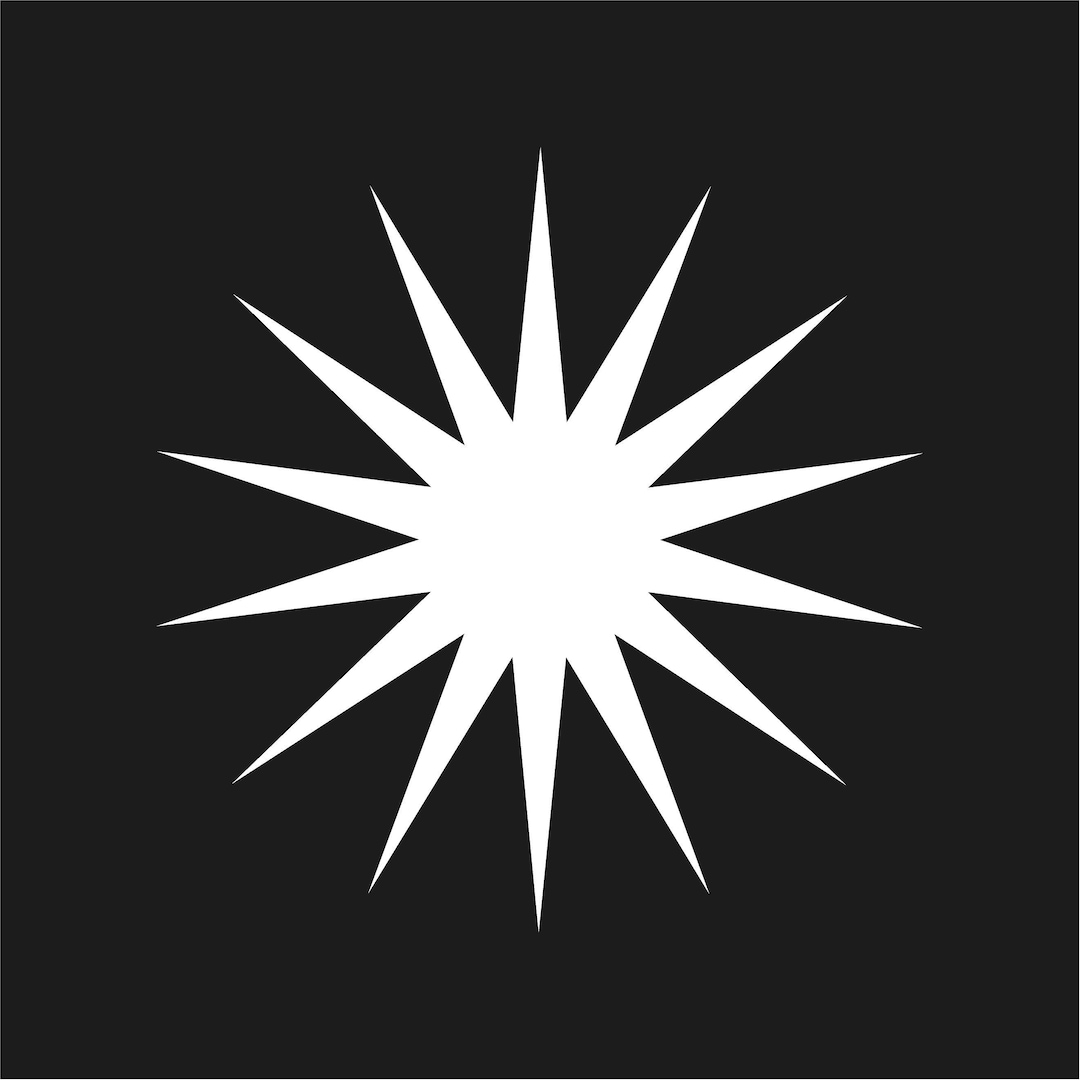 14 Point Star Shape Vinyl Decal Star Symbol Sticker - Etsy