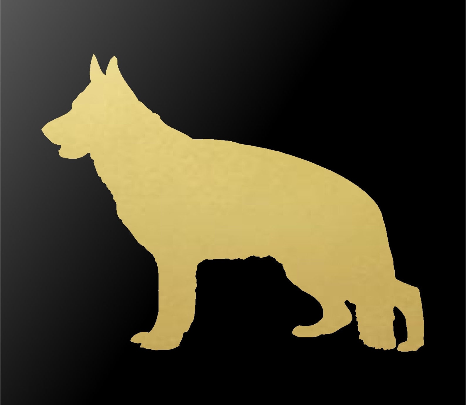 German Shepherd Vinyl Decal - Etsy