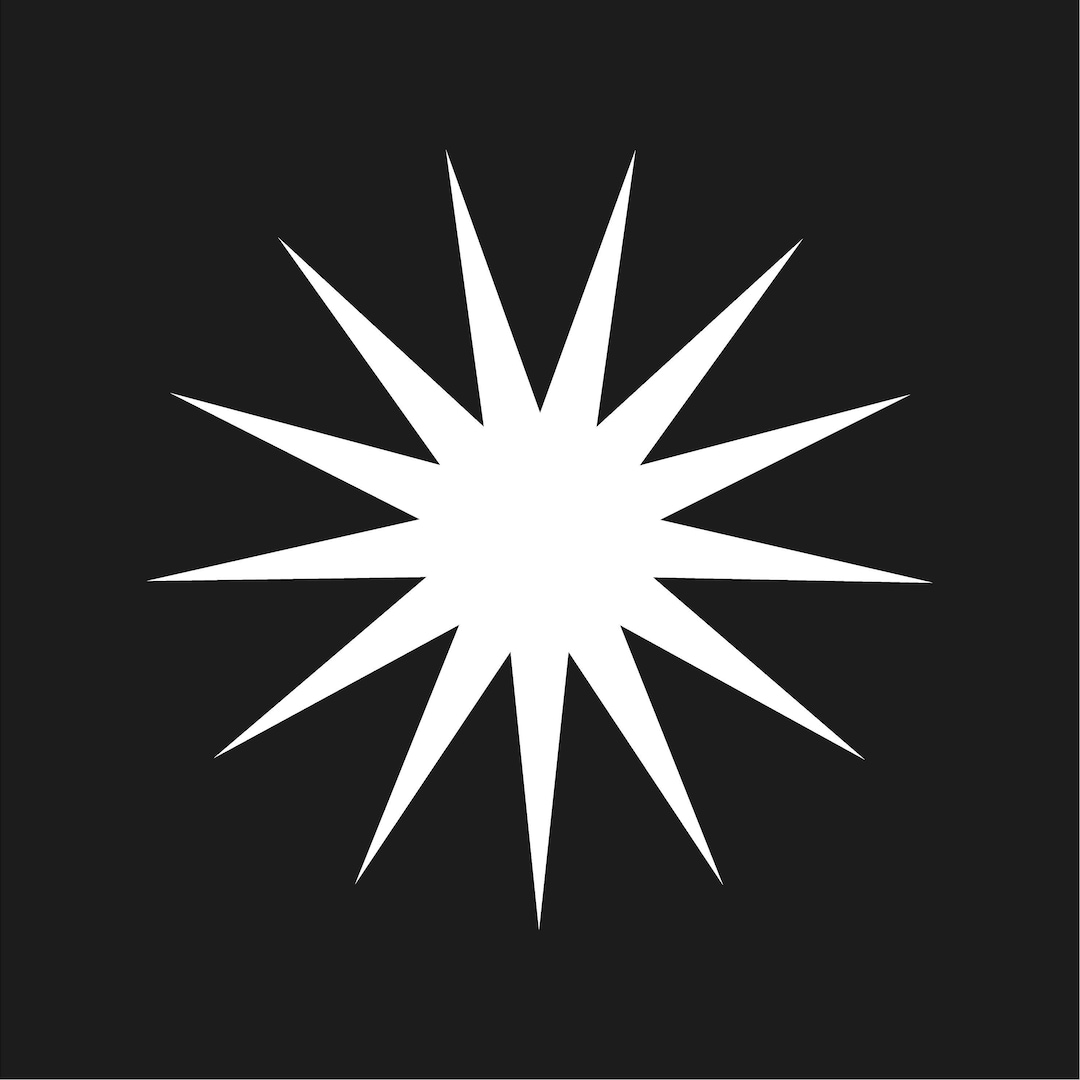 13 Point Star Shape Vinyl Decal Star Symbol Sticker - Etsy