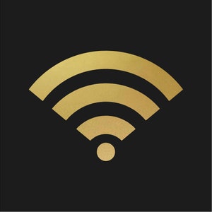 WIFI Symbol Decal Wireless Internet Network Sign Vinyl Sticker - Etsy