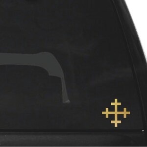 Cross Crosslet Vinyl Decal Cross Christian Religious Symbol Sticker - Etsy