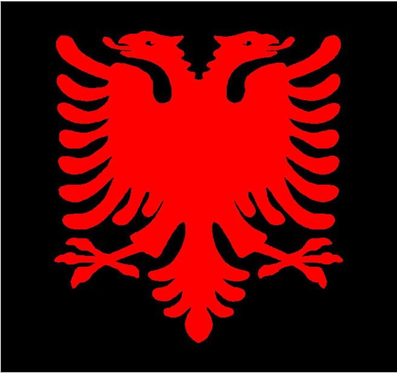 Albanischer Adler Vinyl Aufkleber - Etsy.de