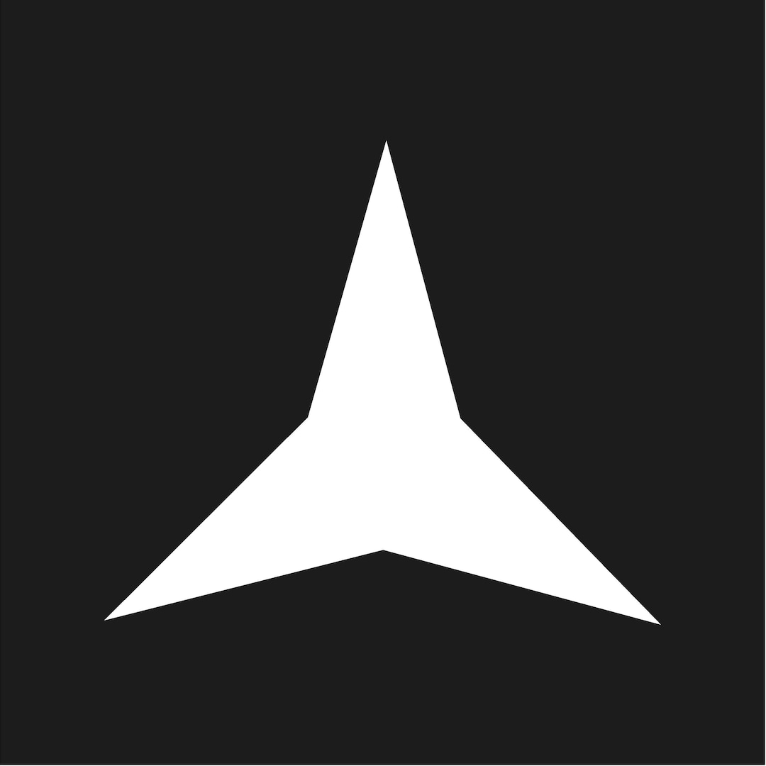 3 Point Star Shape Vinyl Decal Star Symbol Sticker - Etsy