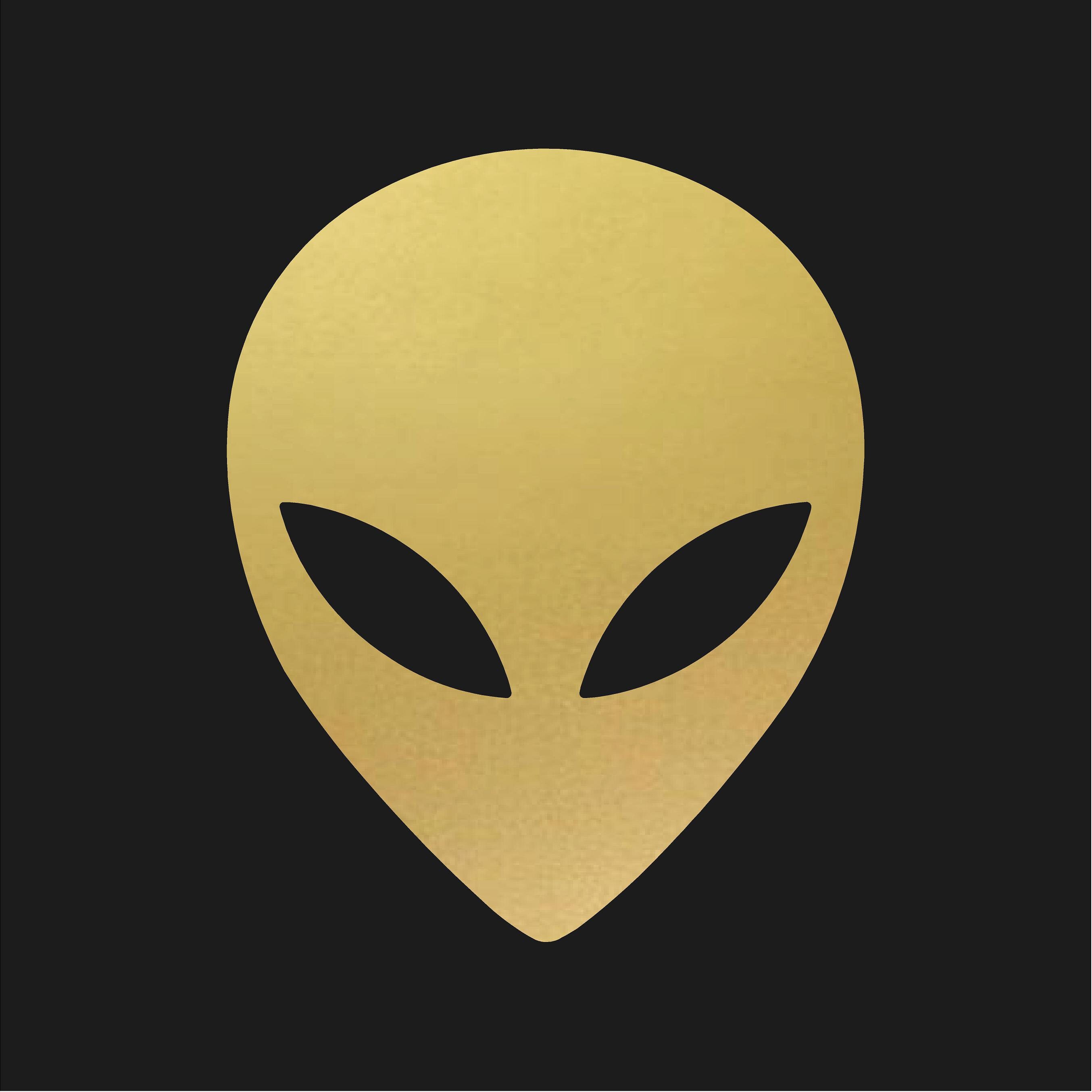 Alien Head Outline Vinyl Decal Sticker - Etsy Canada